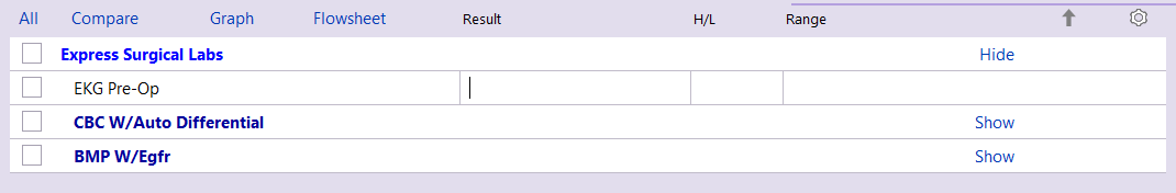 Labs for Surgical Patients in Express – Medent Support